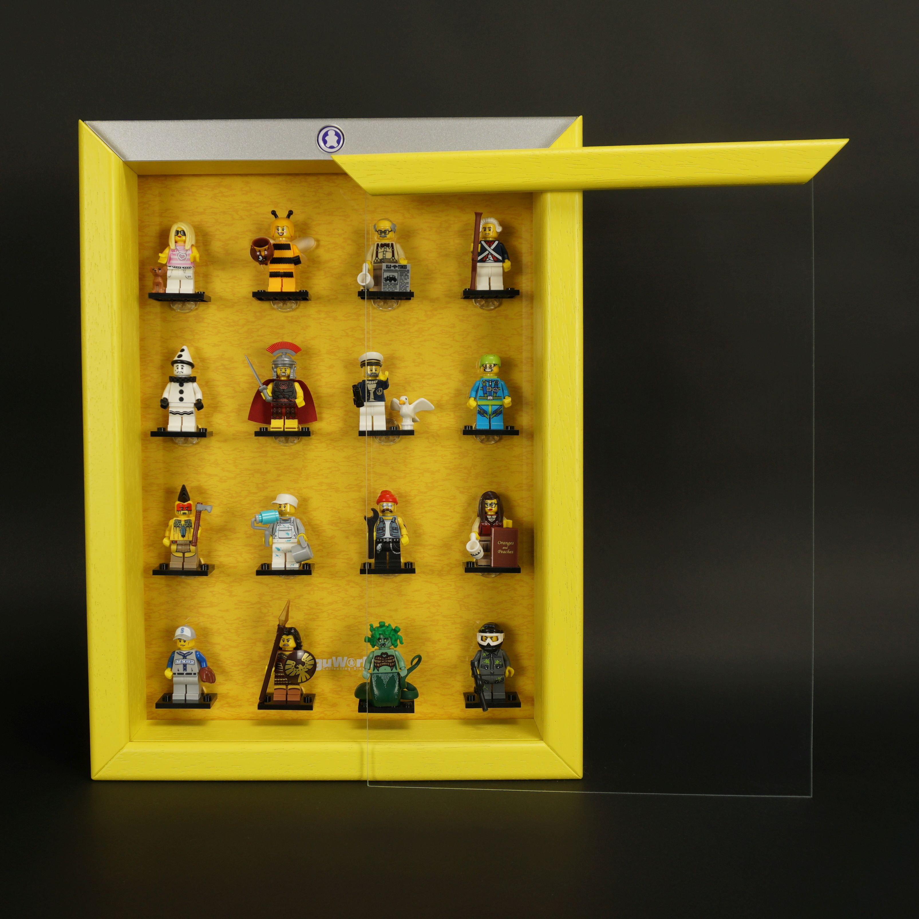 FiguCase® Click System Vitrine für LEGO® Serie 10 (71001) mit 16 ...
